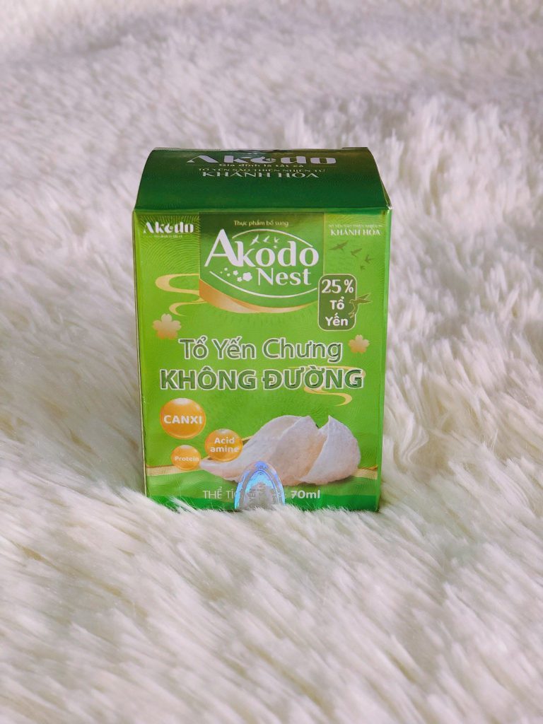AKODONEST KHÔNG ĐƯỜNG (HỘP 1 HŨ 70ML) | Akodo